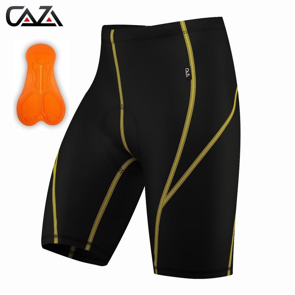 Men's Cycling Padded Compression Shorts Polyester Lycra New | eBay