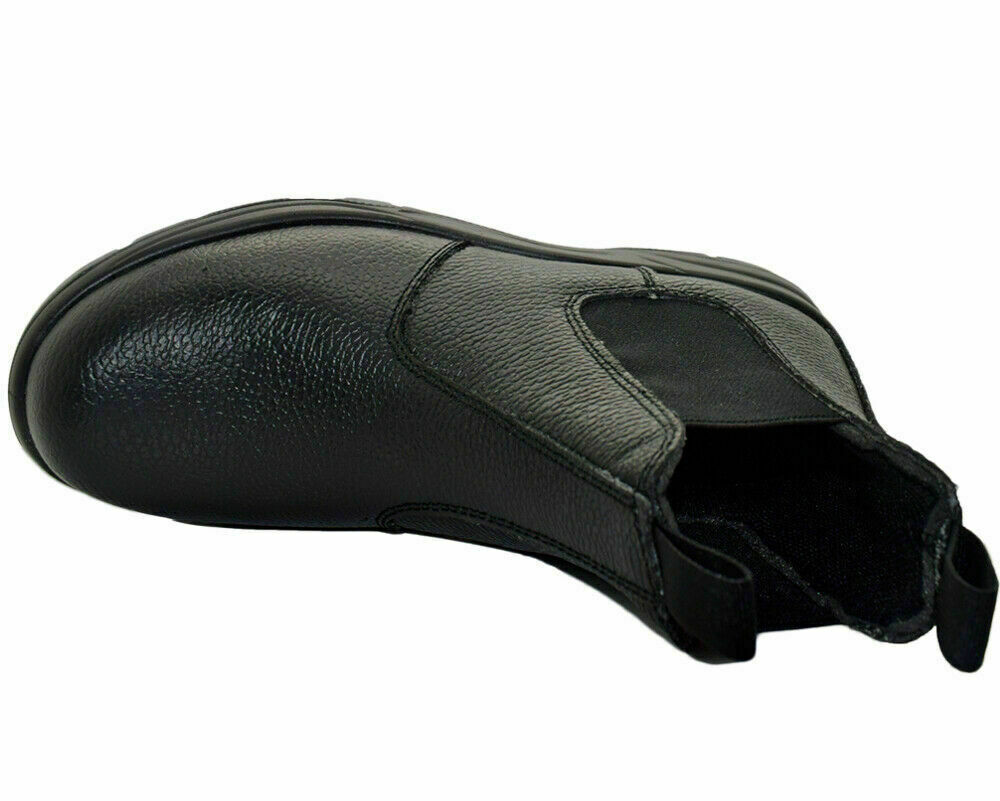 Mens GRAFTERS Lightweight Dealer Chelsea Steel Toe Cap Safety Boots ...