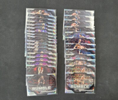 2024 Panini Prizm WWE Rumble Performances Silver Disco #1-20 Pick Your ...