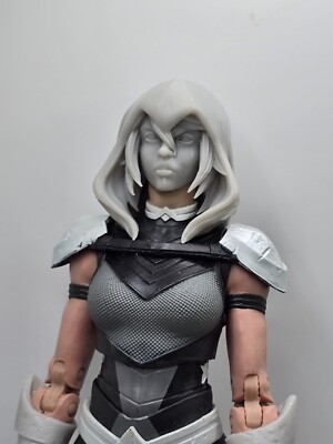 3d Print RAVEN REBIRTH LARGE HEAD #3 1:10 DIAMOND SELECT MCFARLANE DC ...