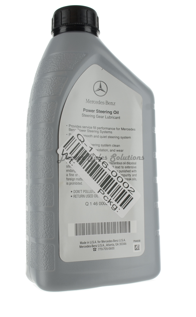 New Genuine Mercedes-Benz Power Steering Fluid 1 Liter OE Q1460002 | eBay