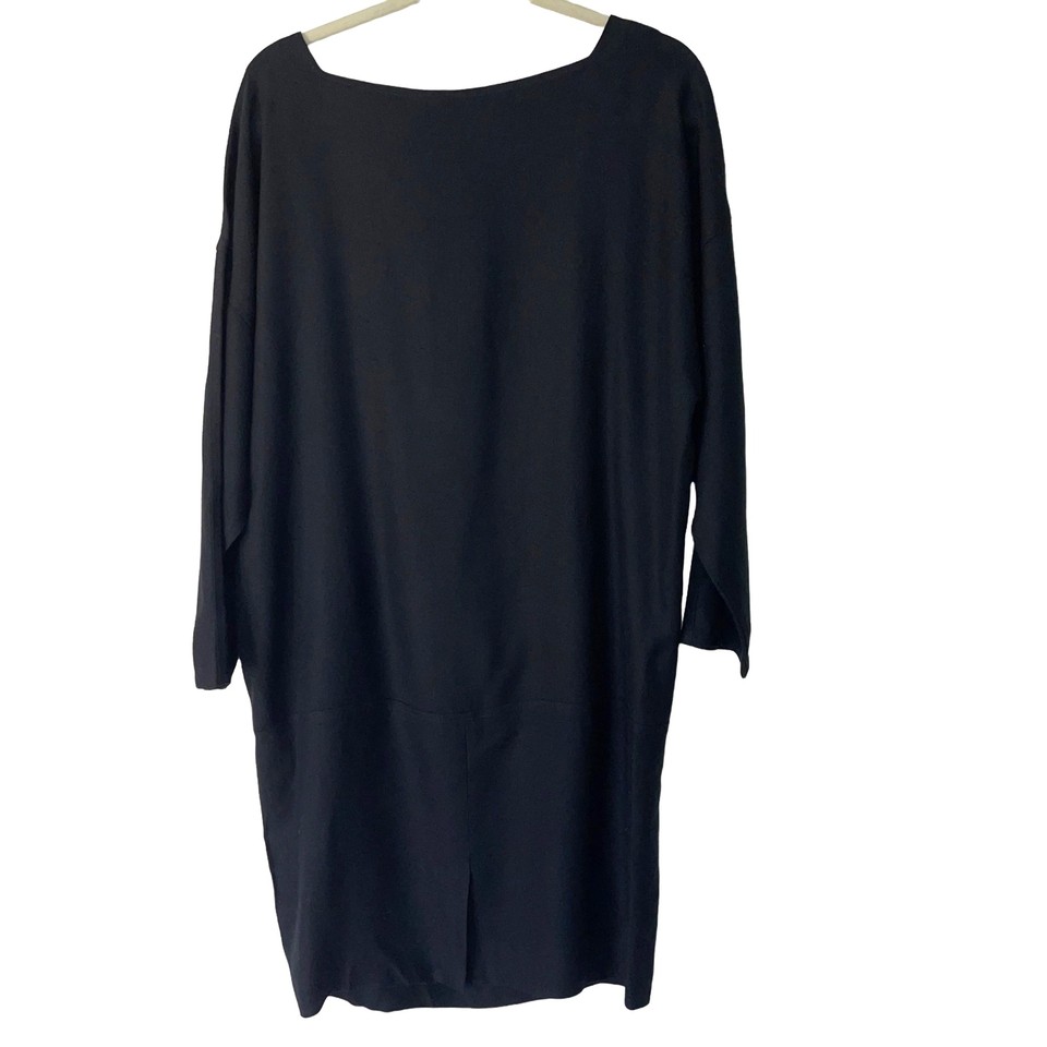 Vintage Shift Dress Womens Size Large Linen Viscose Feel Decorative ...