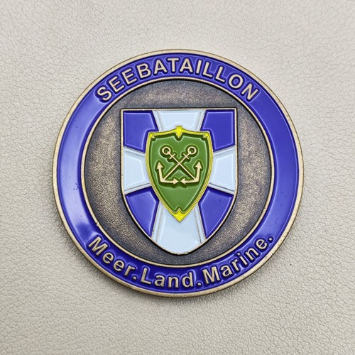 Germany Challenge Coin Seebataillon Meer Land Marine | eBay