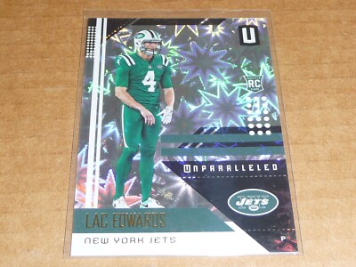 2018 Panini Unparalleled LAC EDWARDS IMPACT PARALLEL JETS /75 M7317 | eBay
