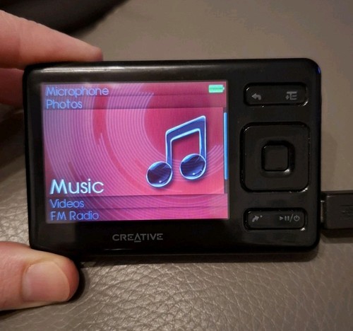 Creative Zen MX 8GB MP3 Player Black Great Condition | eBay UK