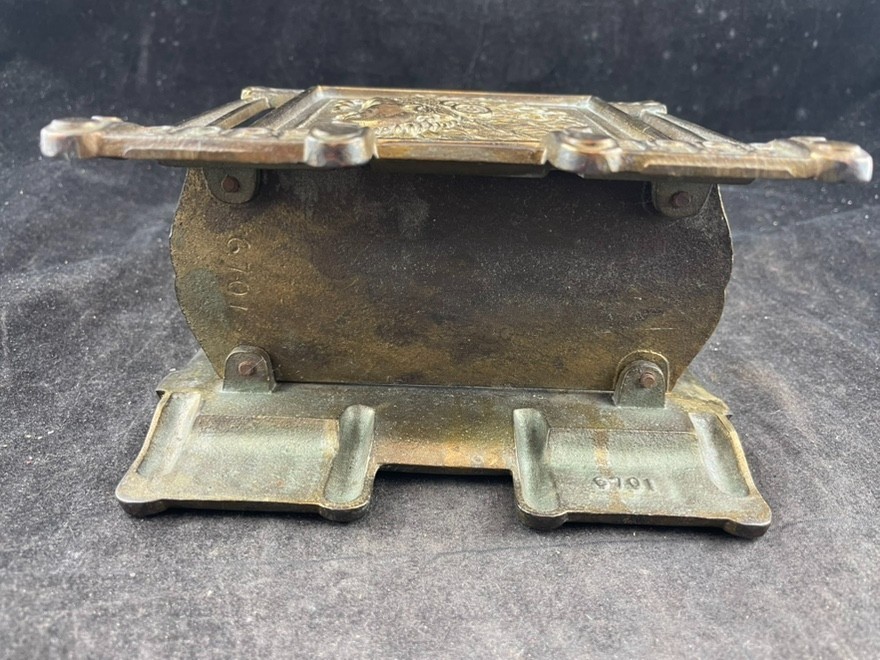 Judd Mfg Co Antique Indian Chief Cast Iron Letter /Napkin Holder ...