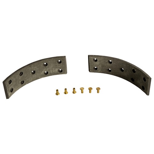 Brake Shoe Lining Kit 2 Linings w/ Rivets ALLIS CHALMERS D17 WD45 ...