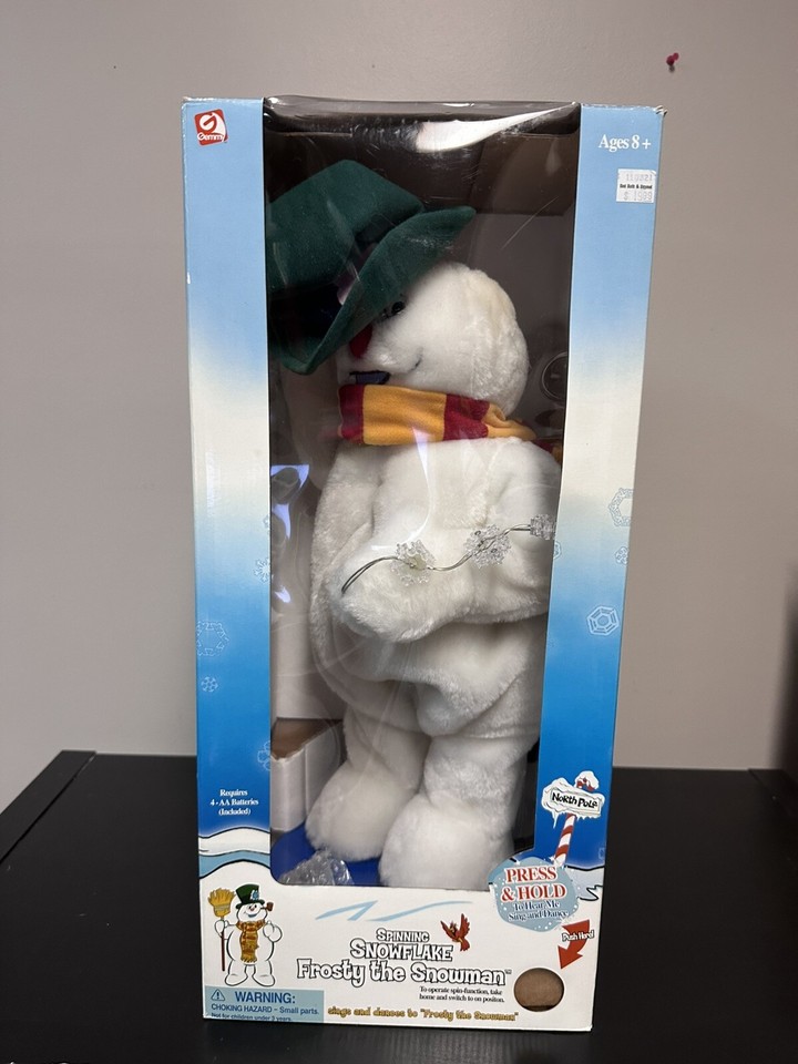 Gemmy 2002 Frosty the Snowman 18" Animated Dancing Sings & Lights ...