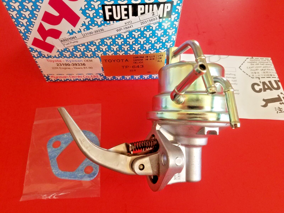 Toyota 22R Engine Mechanical Fuel Pump OEM Kyosan Celica, Pickup ...