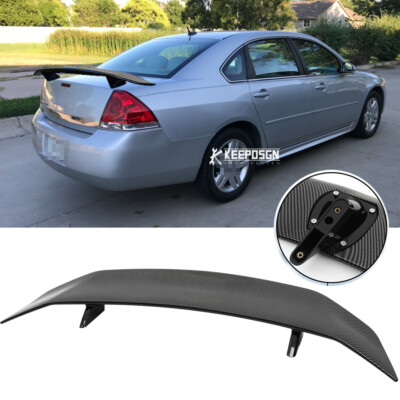 Carbon Fiber Look Rear Trunk Lip Spoiler Wing For Chevrolet Chevy ...