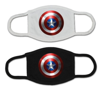 Captain American Avengers Face Mask Adult USA made | eBay