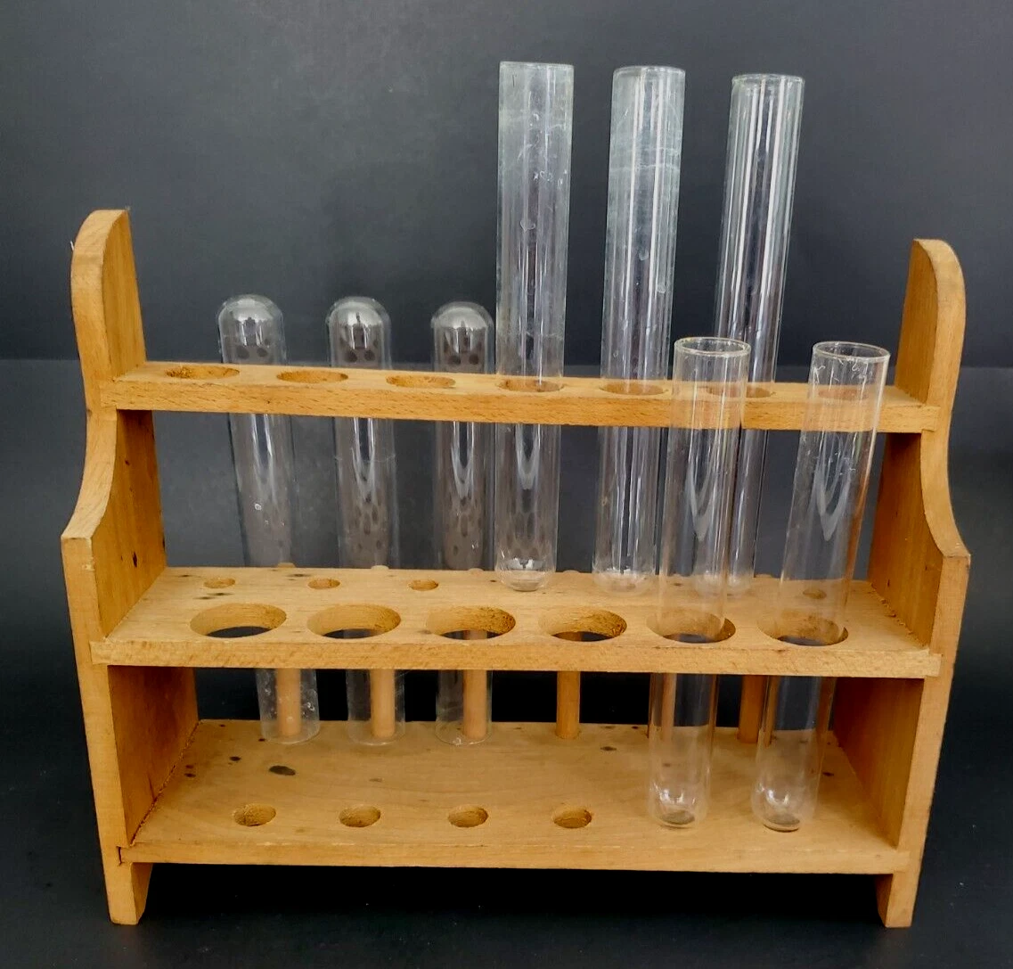 Wooden Test Tube Rack