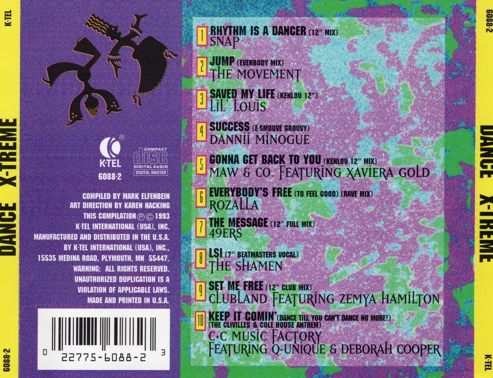 Dance X-Treme [CD] (May-1993) Danni Minogue, C+C Music Factory, The ...