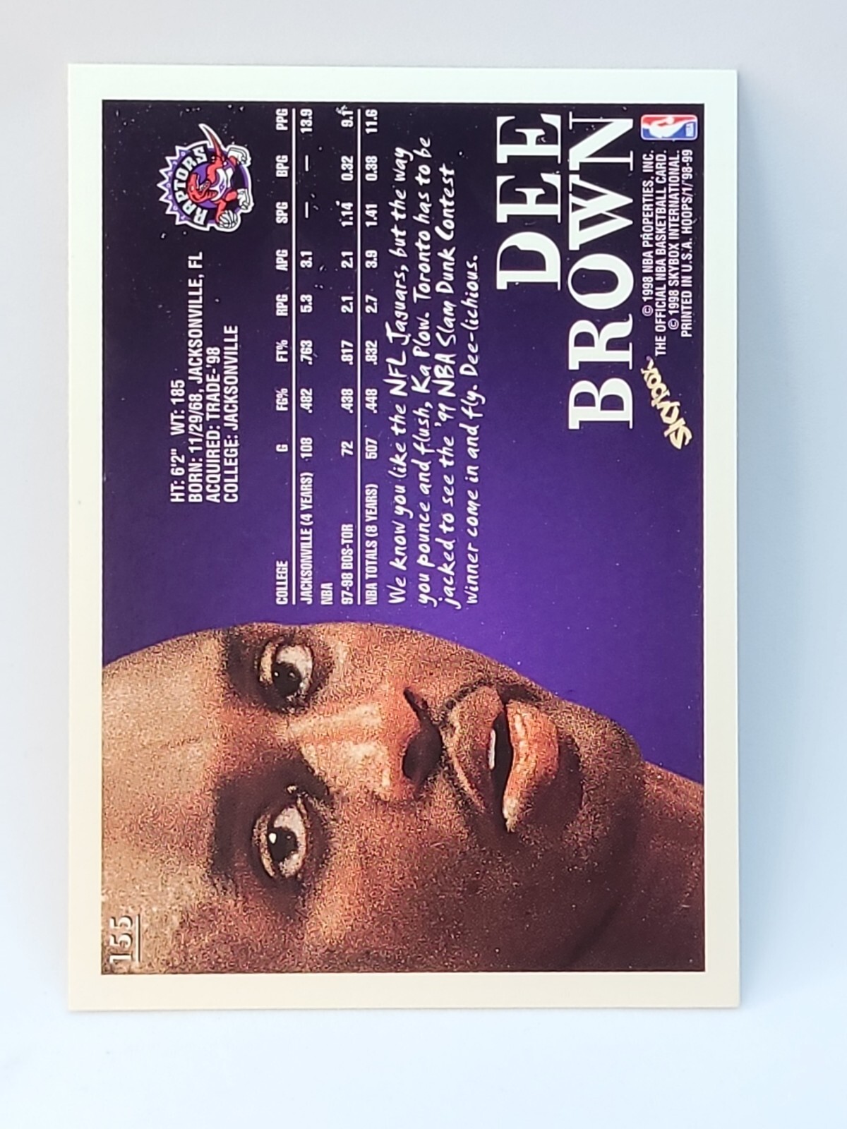 1998-99 NBA Hoops - #155 Dee Brown for sale online | eBay