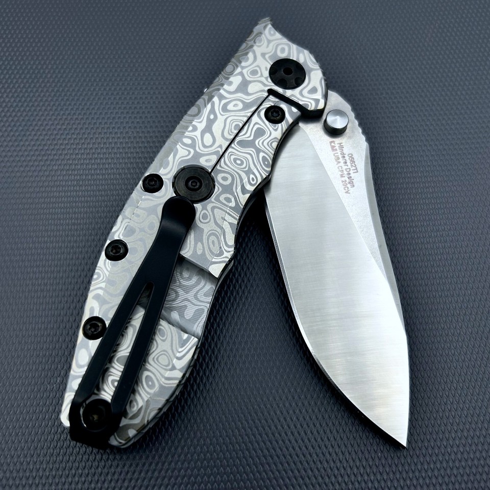 Zero Tolerance 0562Ti Flipper Rick Hinderer Pn Edge ZT 0562 Monochrome ...