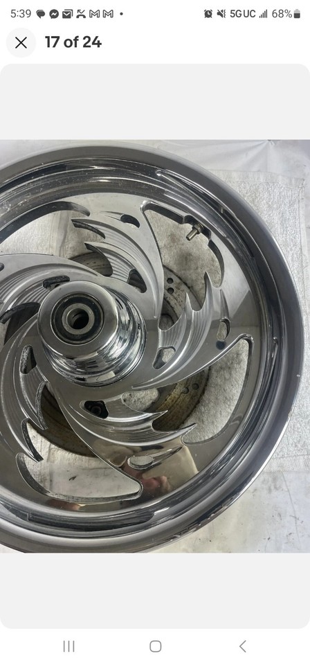 2001 Harley Davidson Softail Fatboy Chrome Mag Rims Wheels 16in x 3in ...