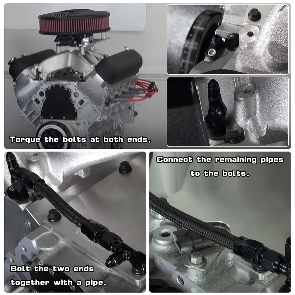 LS Steam Vent Kit Fuel Line Kit LS Coolant Crossover Pipe LS1 LS2 LS6 ...