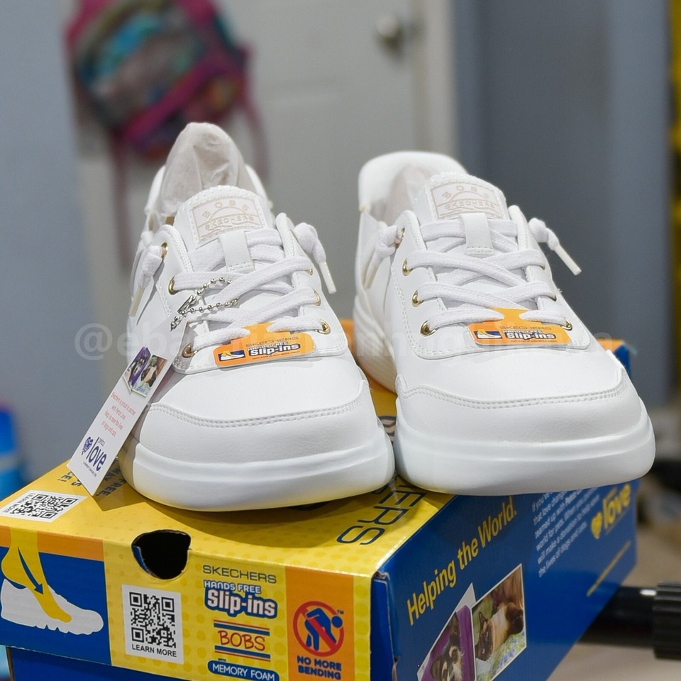 SKECHERS WOMEN`S BOBS SKIP CUTE – B CUTE SWEET HANDS FREE SLIP-INS ...