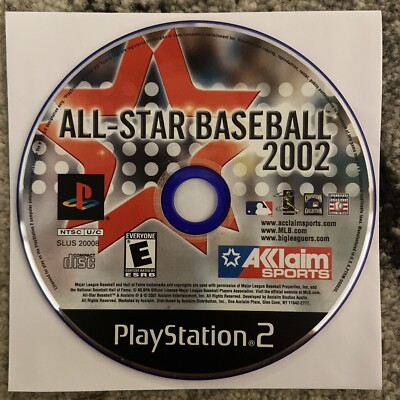🔥 All-Star Baseball 2002 (PlayStation 2, 2001) Mint Disc Only! See ...