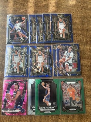 2024-25 Panini NBA Terrance Shannon Jr. TWOLVES Rookie Card Lot (13 ...