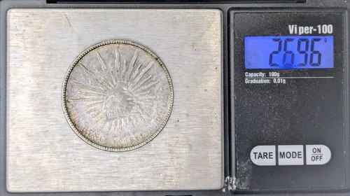 1899-Mo AM Mexico Silver 1 Peso - Cap And Rays - Nice Original Coin | eBay