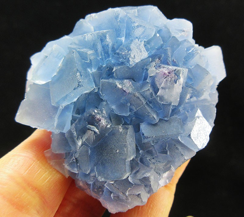 94g pretty blue FLUORITE cube crystals mineral specimens,China! | eBay