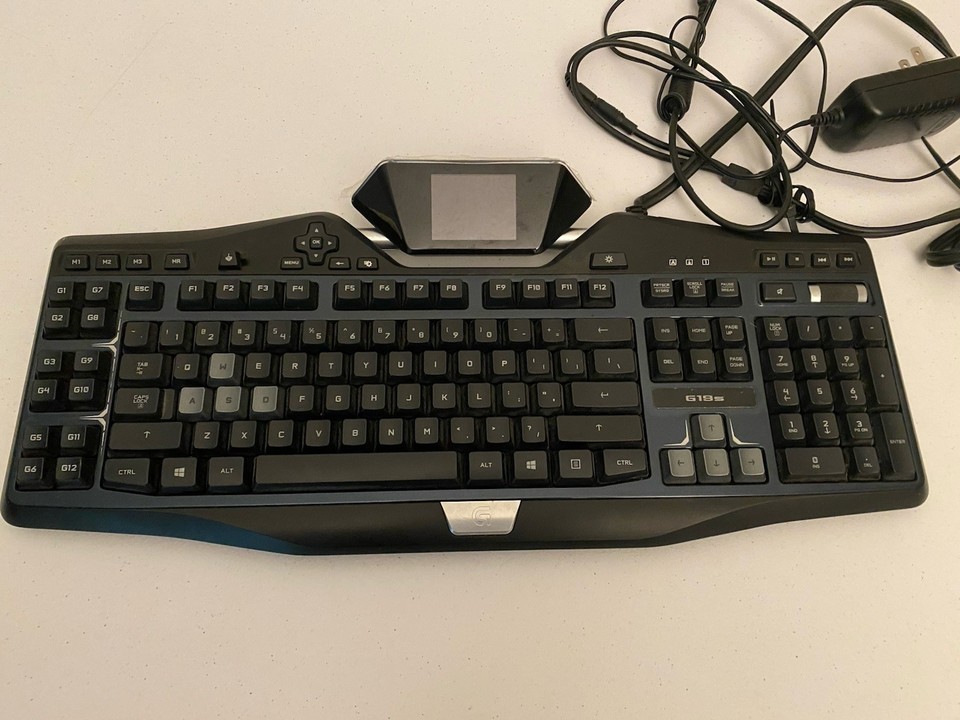 Logitech G19s Computer Keyboard with Power Cord Tested Working | eBay