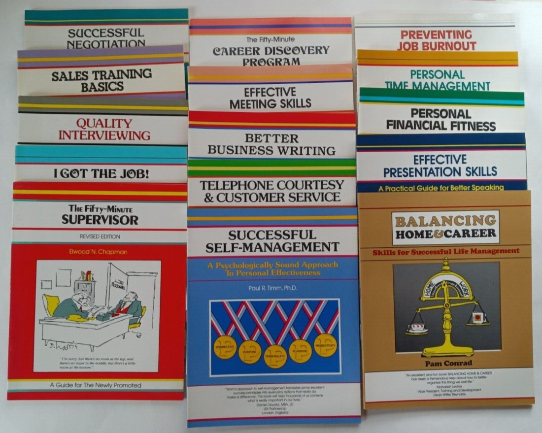 Crisp Publications business & career books - lot of 15 (1986-1988) | eBay