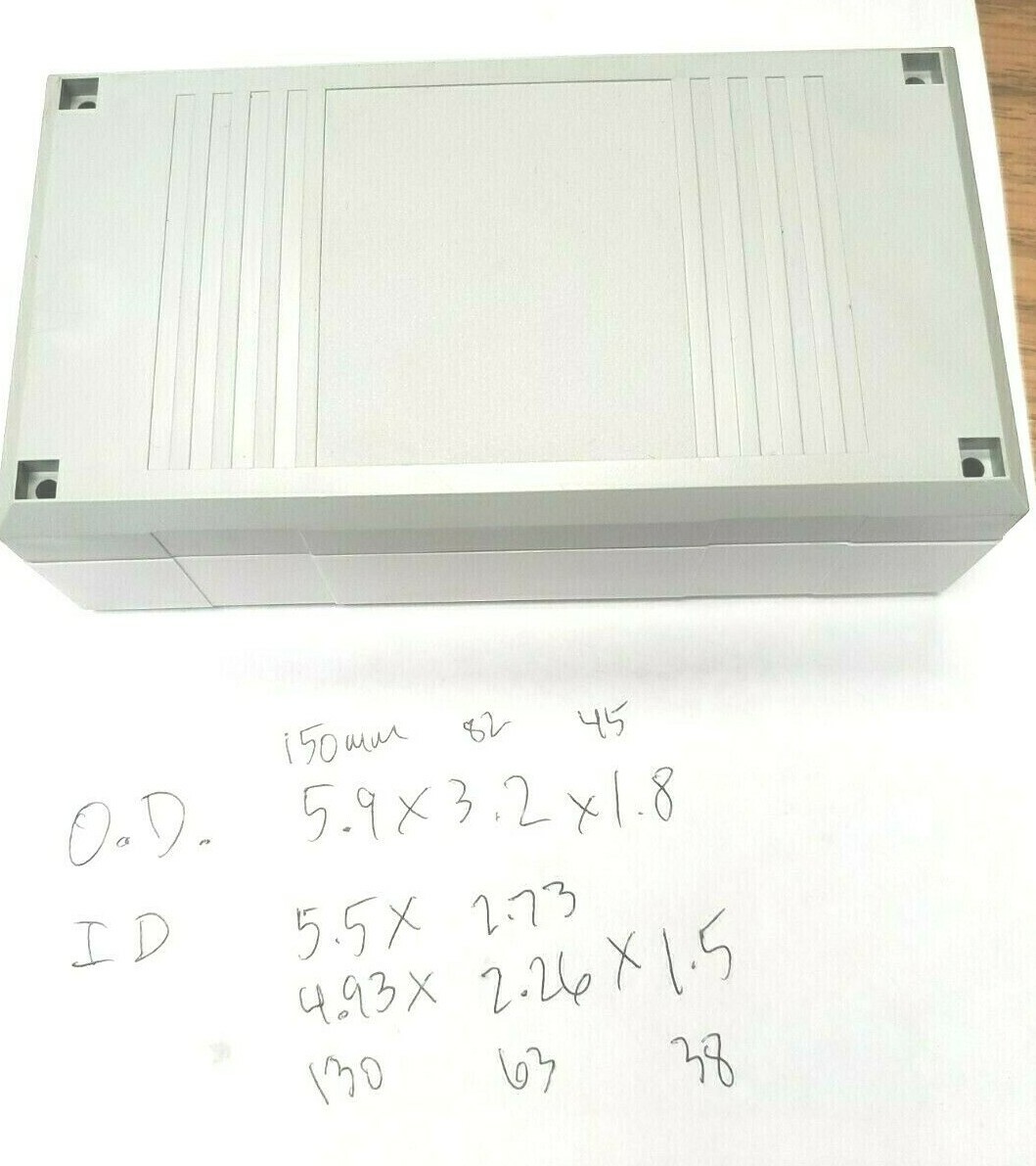 Electronics Plastic project chassis Box Enclosure Case 5.5 x 2.7 x 1.5 ...