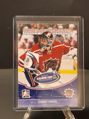 2007-08 ITG Heroes and Prospects Calder Cup Champions #CC09 Carey Price ...