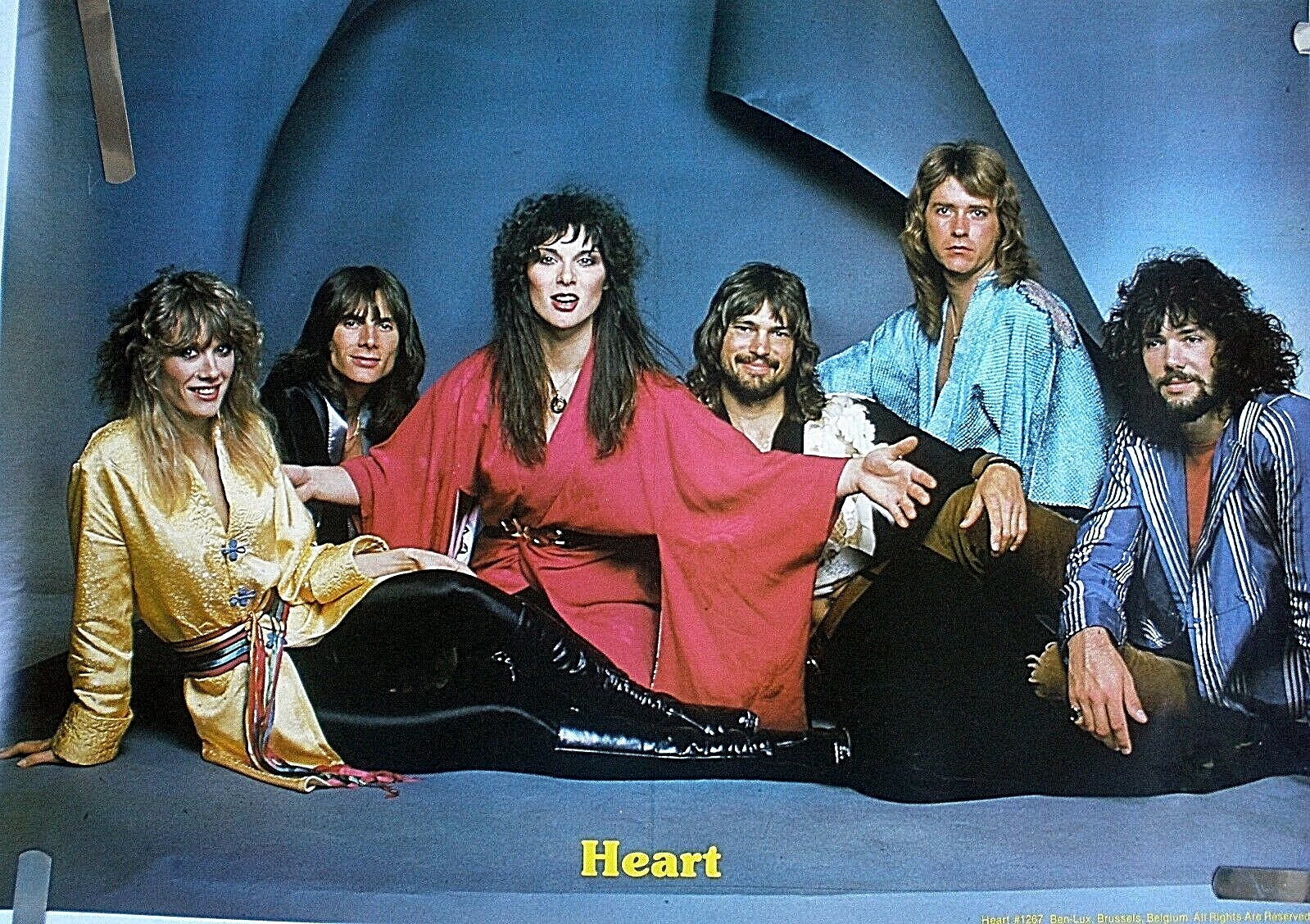 RARE HEART 1980 VINTAGE ORIGINAL MUSIC POSTER | eBay