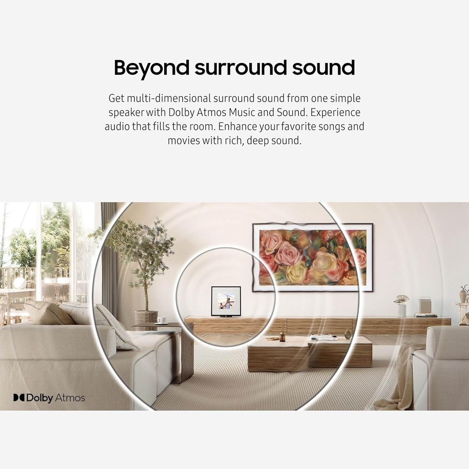 Samsung Music Frame Dolby Atmos Picture Frame/Smart Speaker | eBay