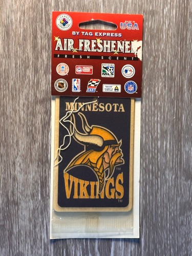Vintage Tag Express Minnesota Vikings NFL Football Air Freshener Made ...
