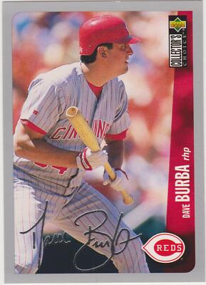 1996 Collector's Choice Silver Dave Burba #521 Cincinnati Reds Baseball ...