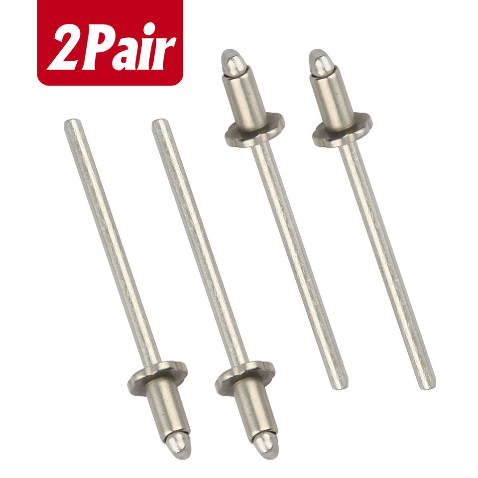 4x Nos Dash Rivets Stainless Steel for GM Ford Chrysler AMC VIN Door ...