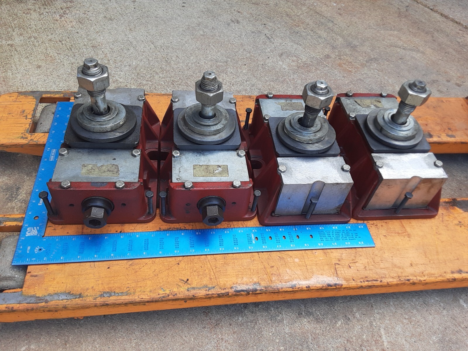 2 QTY UNISORB FIXATOR ANCHORING ALIGNMENT SYSTEM machine leveling pad ...