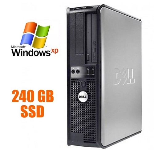 Dell Optiplex 780 DT 240 SSD Windows XP Pro SP3 32Bit Desktop Computer ...