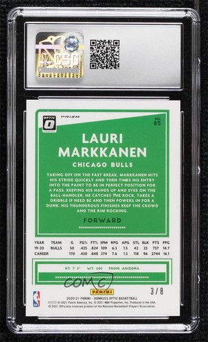 2020-21 Panini Donruss Optic - Lucky Envelopes Prizm #85 Lauri ...