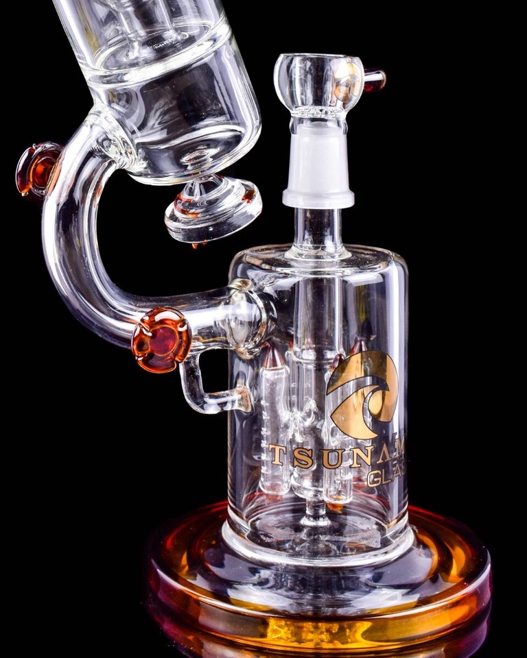 THICK Bong Tsunami Glass MICROSCOPE Bong UFO Bong Glass Water Pipe COOL ...