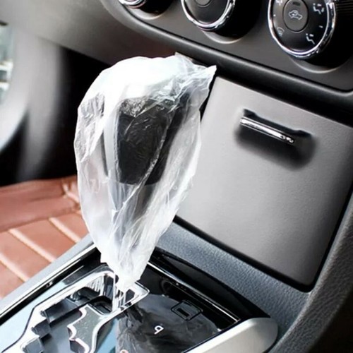 50PC Clear Plastic Car Handle Covers Protection for Auto Interior AU ...