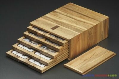 New Wooden Storage Box with Display Tray Handmade for 30 NGC Slab Coin ...