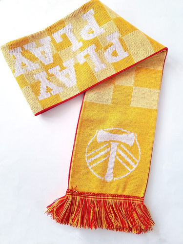 *NWT* Portland Timbers Rose City MLS Ruffneck Scarf "Play Hard Play ...