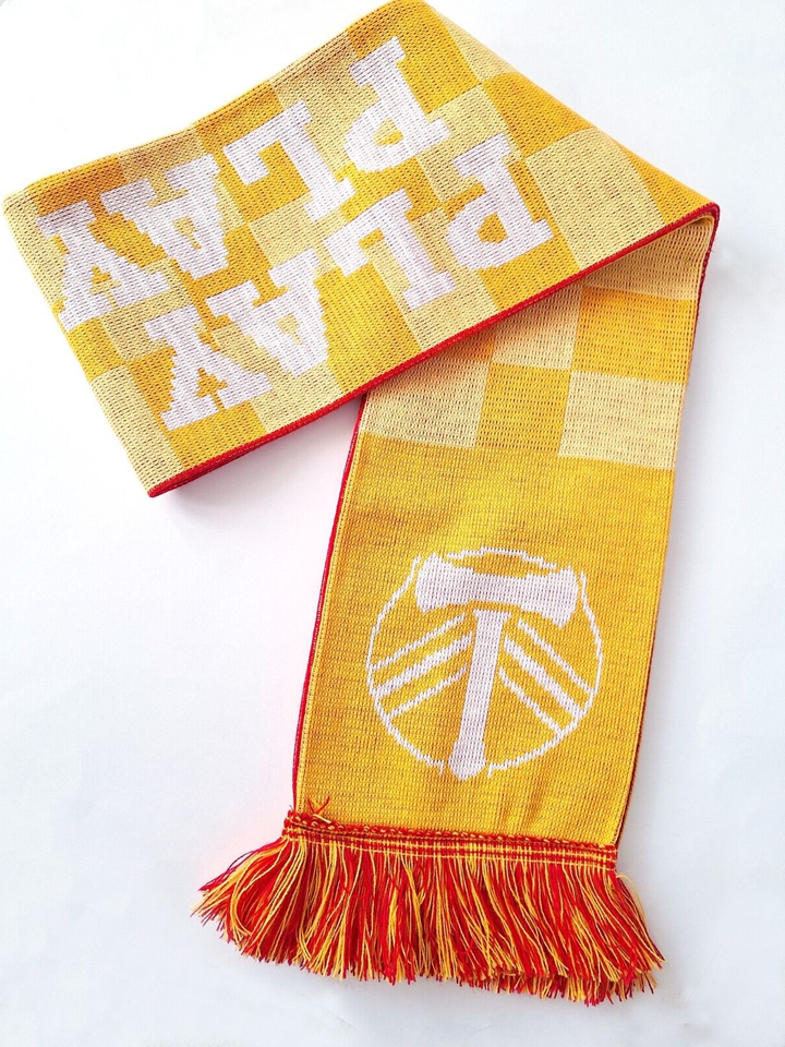*NWT* Portland Timbers Rose City MLS Ruffneck Scarf "Play Hard Play ...