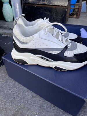 dior b22 sneakers size 13 mens Black And White Panda | eBay