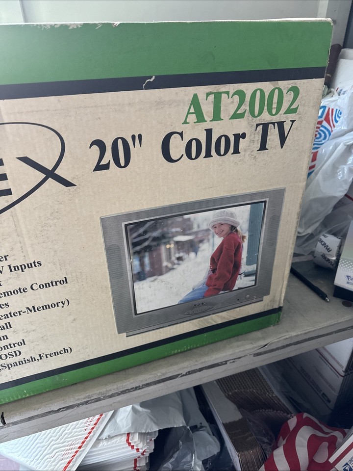 Nice Rare New NOS Apex AT2002S 20" Retro Gaming Color CRT TV Television ...
