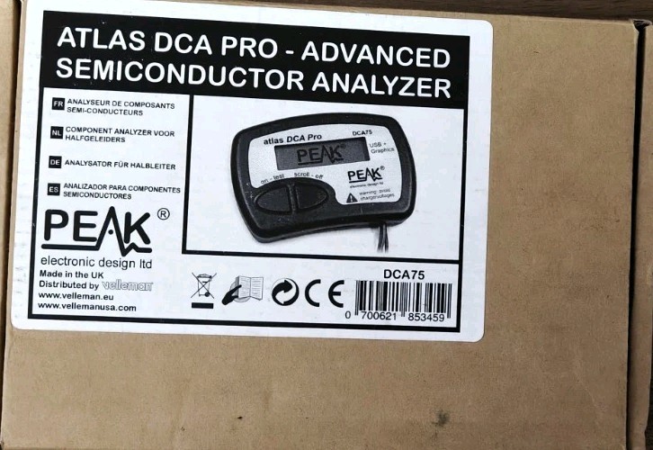 ** PEAK ATLAS DCA 75 PRO ** ADVANCED SEMICONDUCTOR ANALYZER Con ...