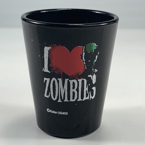 I Love Zombies I Heart Zombies Shot Glass | eBay
