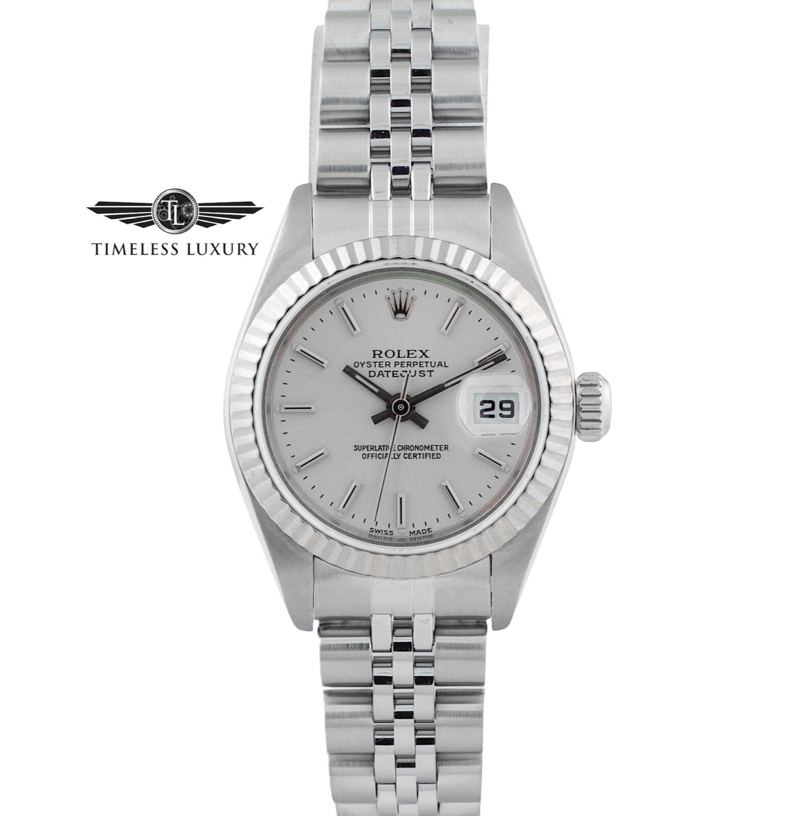 2004 Ladies Rolex Datejust 79174 Stainless Steel 26mm… - Gem