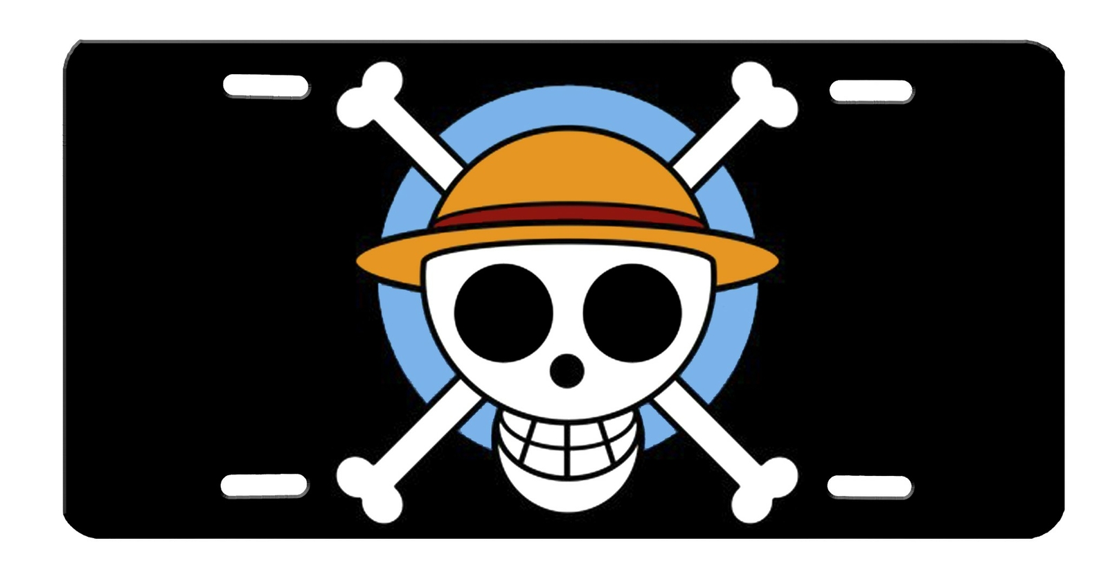 One Piece Symbol High Gloss License Plate | eBay