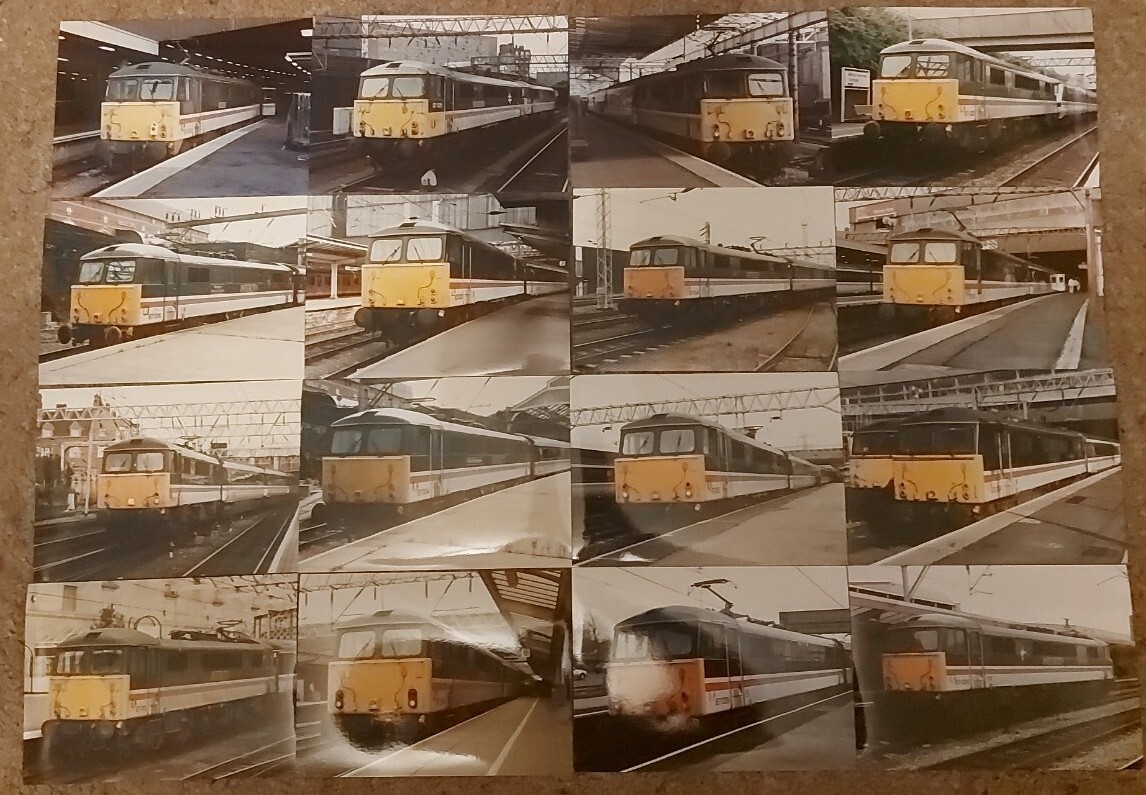 Class 87 Intercity 16 Old Train Photographs | Grelly UK